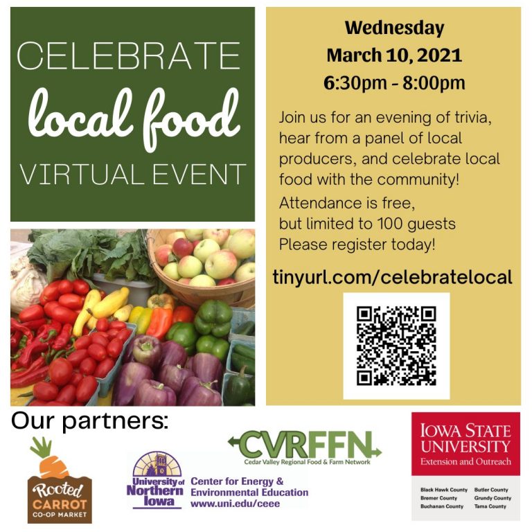 Local Food Dinner is now Virtual! – Rooted Carrot Co-op